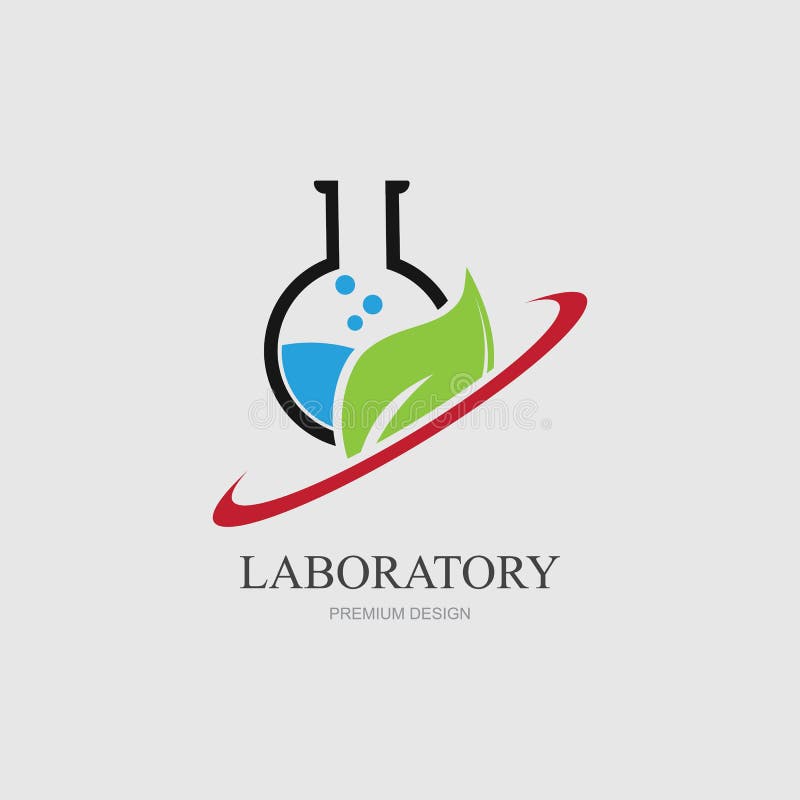 Vector Illustration of Lab Logo Design Template Stock Vector ...