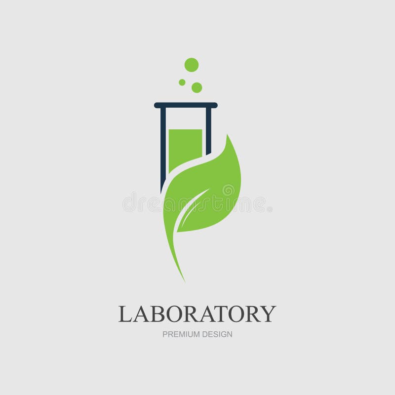Vector Illustration of Lab Logo Design Template Stock Vector ...