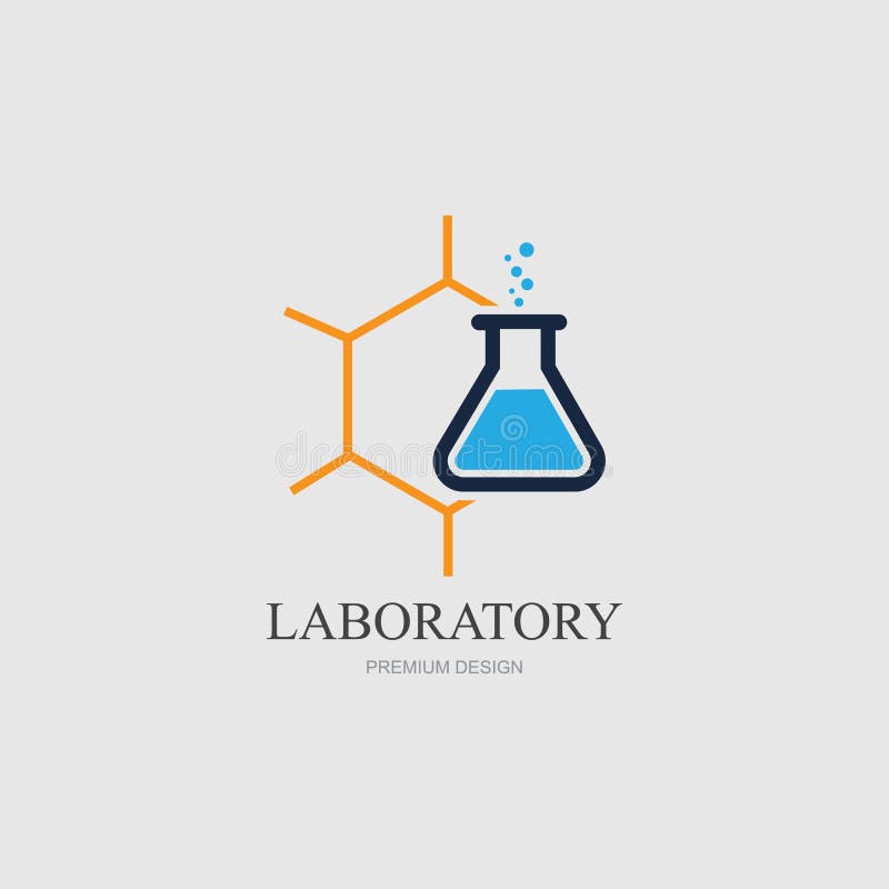 Vector Illustration of Lab Logo Design Template Stock Vector ...