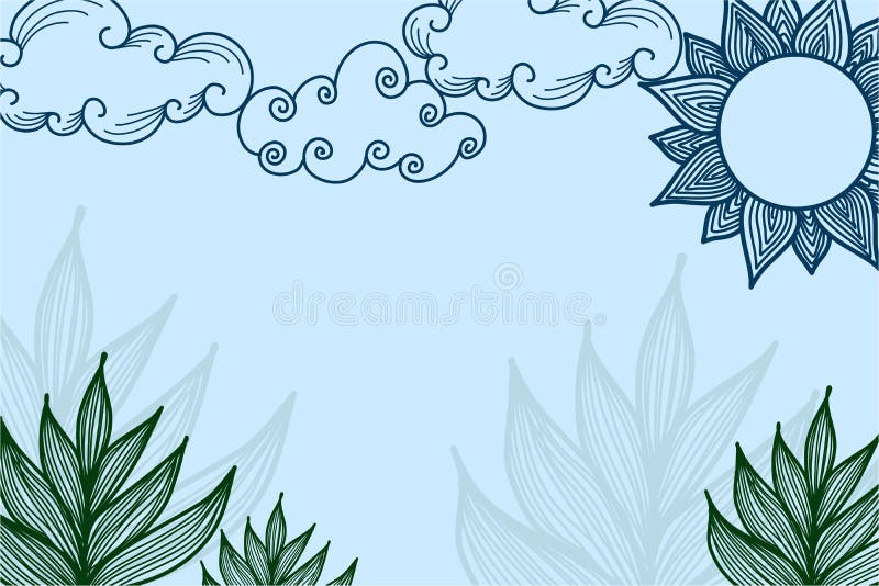 Landscape View Background Vector Illustration Stock Vector ...