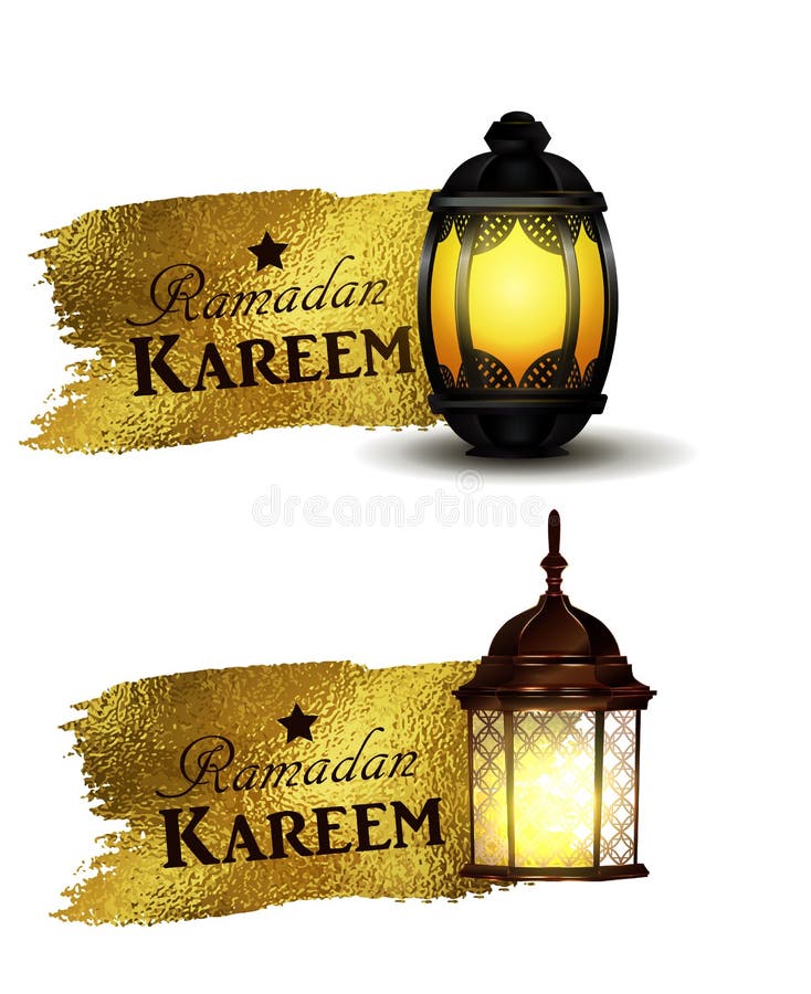 Old East Lamp Vector Illustration Pack Set Stock Vector - Illustration ...