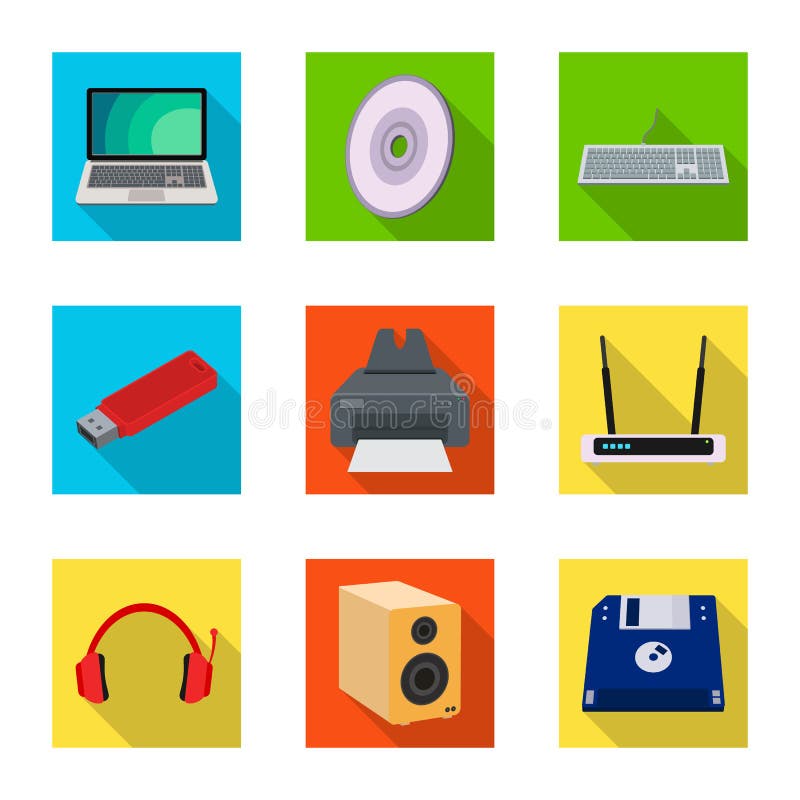 Vector Illustration of Laptop and Device Logo. Collection of Laptop and ...