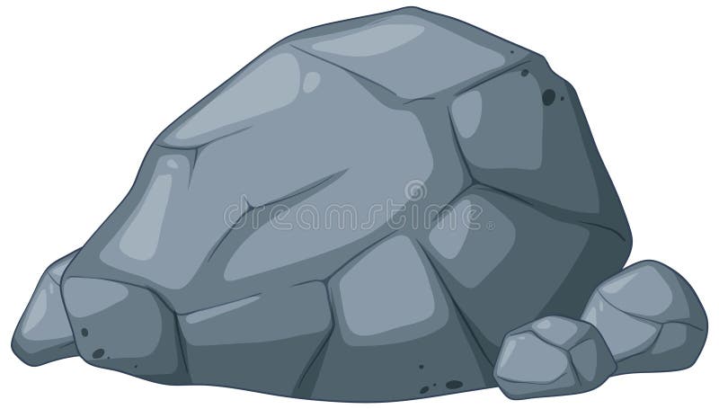 Vector of a large rock stock vector. Illustration of design - 333287335