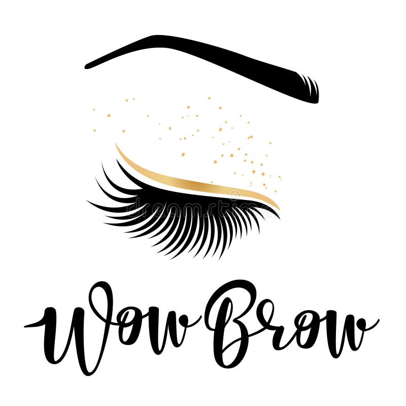 Lash, Eye Lashes Logo Design Stock Vector - Illustration of lash ...
