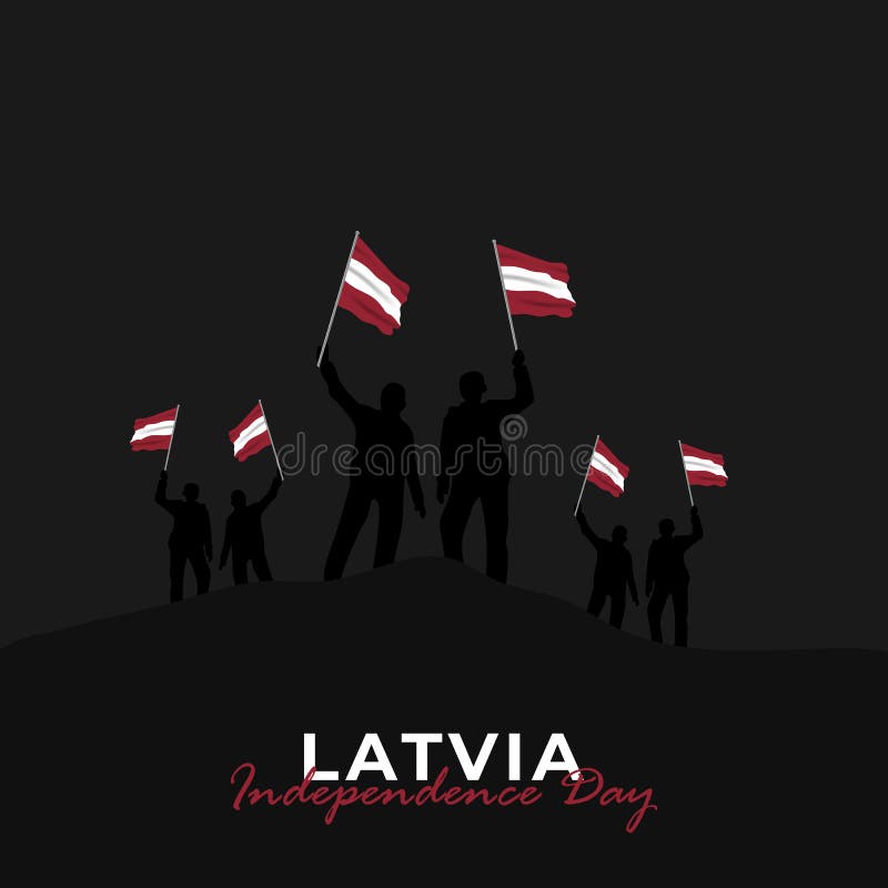 Vector Illustration of Latvia Independence Day Stock Vector ...