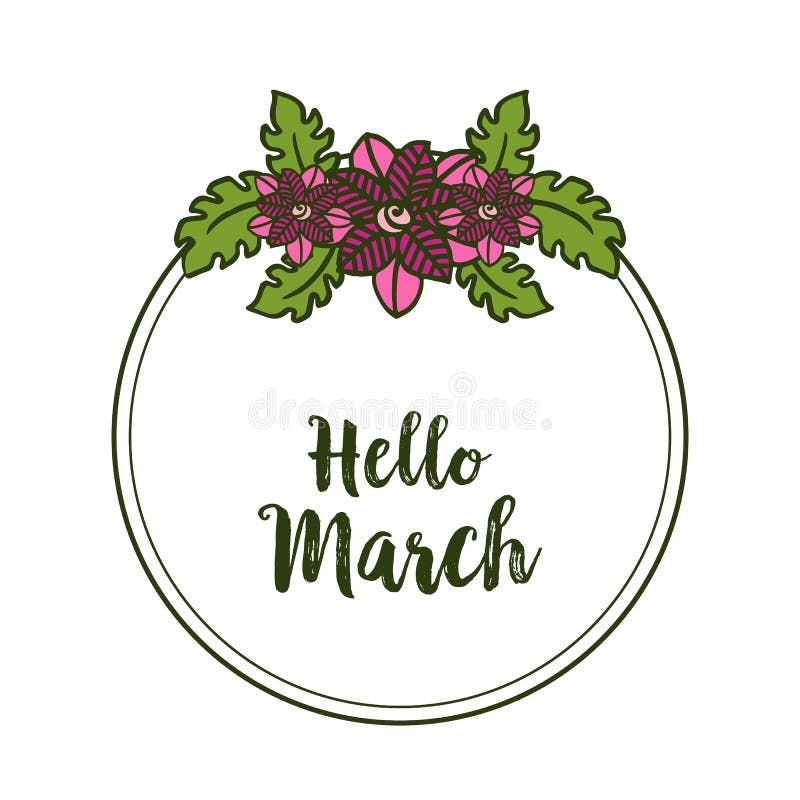 Invitation Card and Greeting Card Design, with Drawing Leaf Flower ...