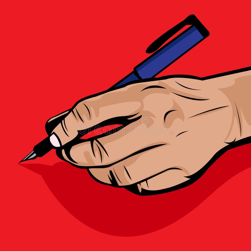 Lefthanded Writing Stock Illustrations – 71 Lefthanded Writing Stock ...