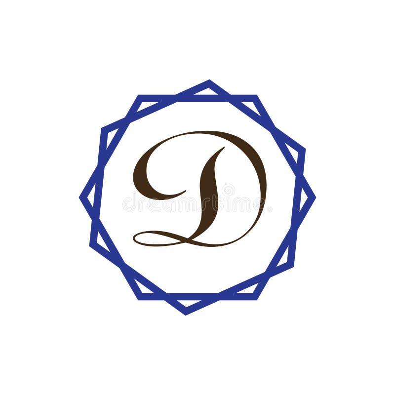 Vector Illustration Letter D Stock Vector - Illustration of emblem ...