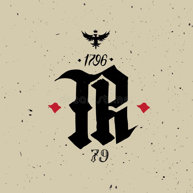 Emblem Caligraphy Stock Illustrations – 85 Emblem Caligraphy Stock ...