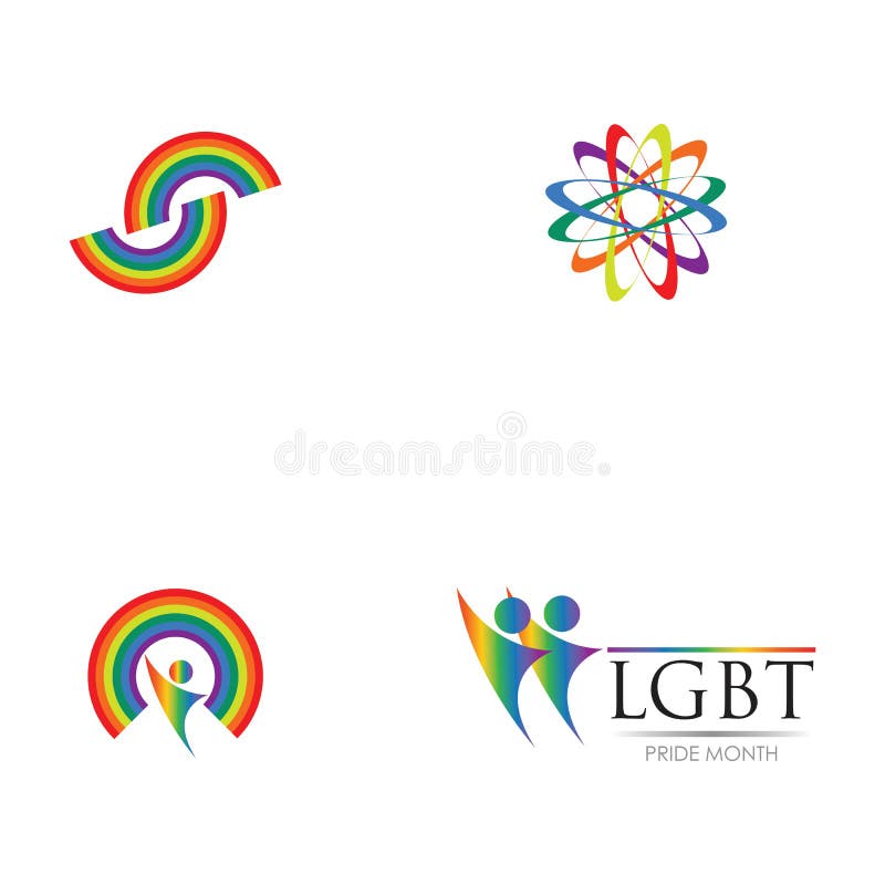 Vector Illustration of LGBT Logo Symbol Template - Vector Stock Vector ...