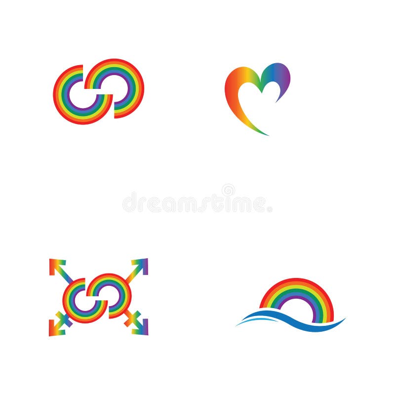 Vector Illustration of LGBT Logo Symbol Template - Vector Stock Vector ...
