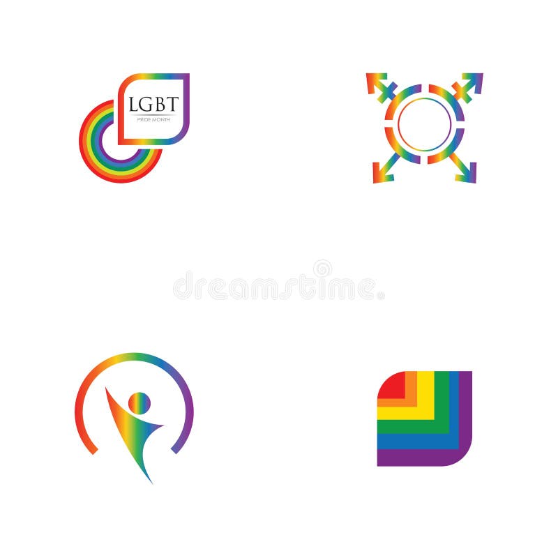 Vector Illustration of LGBT Logo Symbol Template - Vector Stock Vector ...