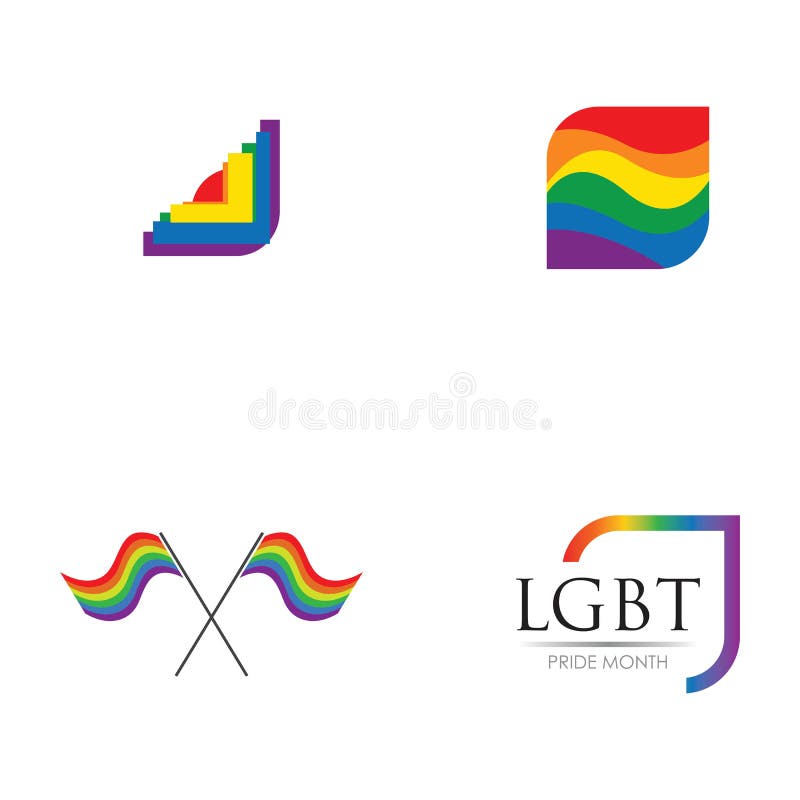 Vector Illustration of LGBT Logo Symbol Template - Vector Stock Vector ...