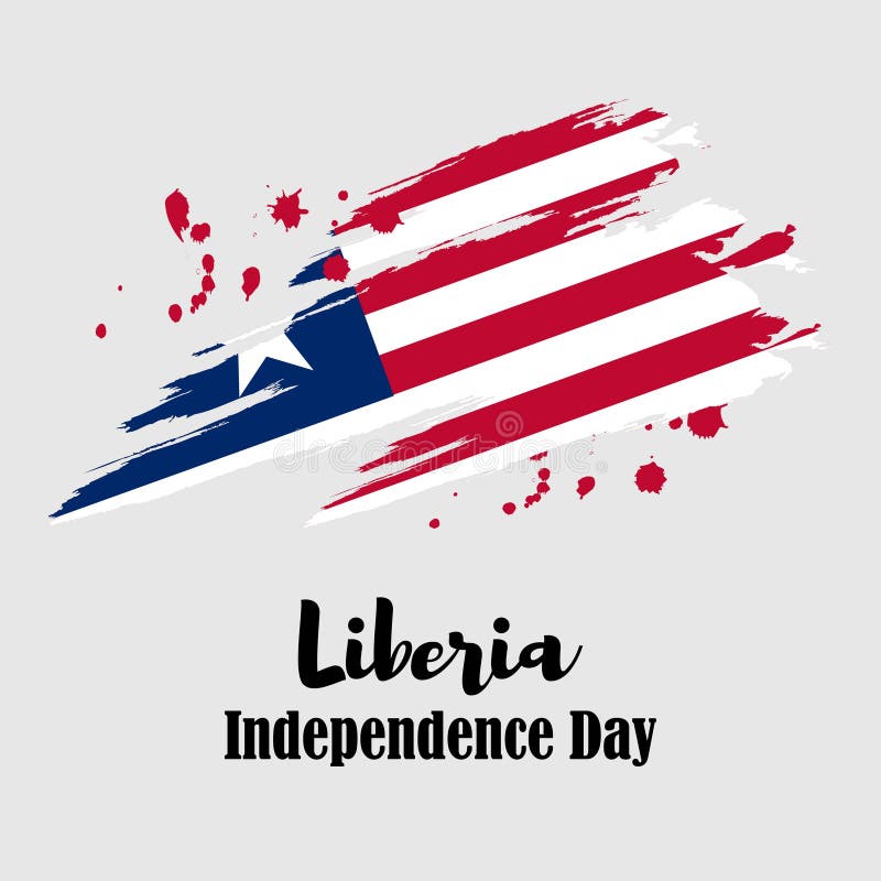 Vector Illustration for Liberian Independence Day Stock Vector ...