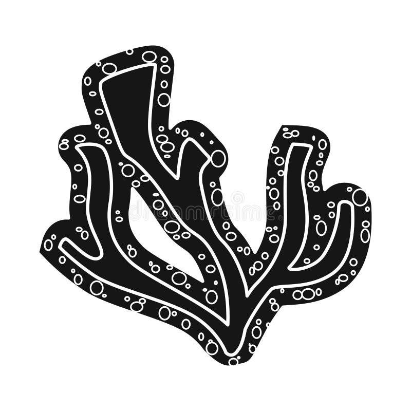 Vector Design of Lichen and Algae Sign. Set of Lichen and Water Stock ...