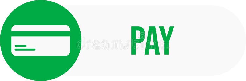 Pay Button. Button for Paying. Green Pay Button. Stock Vector ...