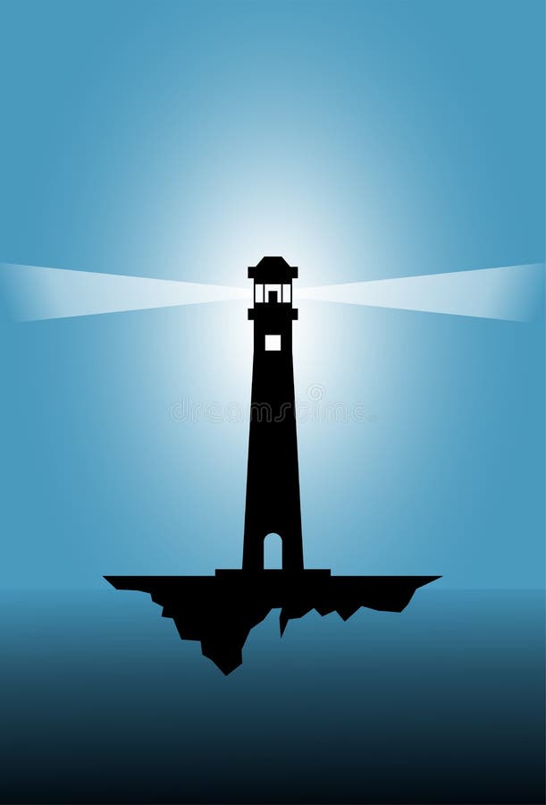 Vector Illustration of a Lighthouse Stock Vector - Illustration of lamp ... Vector Illustration of a Lighthouse Stock Vector - Illustration of lamp ...