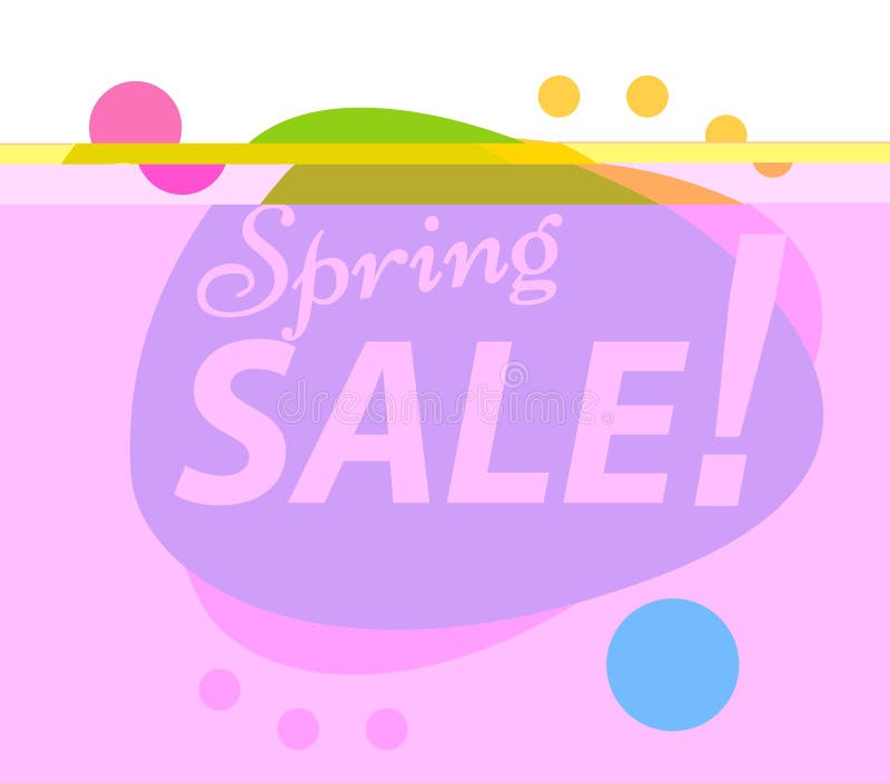 Vector Illustration Linear Style. Bright Promotion Banner Stock Vector ...