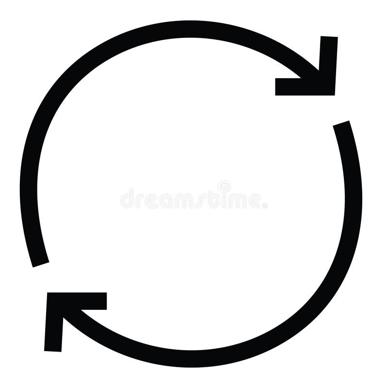 Vector Illustration of a Loading Symbol Icon Stock Vector ...