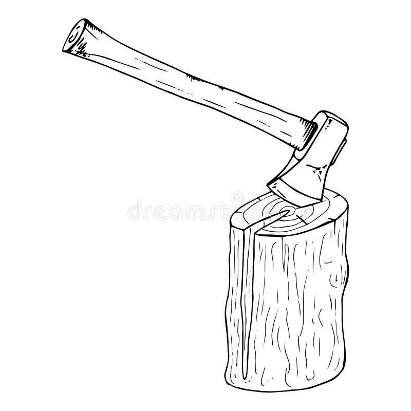 Ax Coloring Book Stock Illustrations – 58 Ax Coloring Book Stock ...