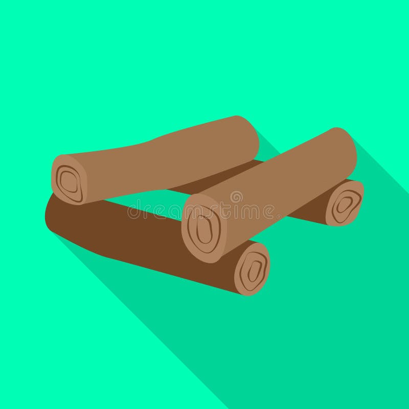 Vector Illustration of Log and Stacked Logo. Collection of Log and ...