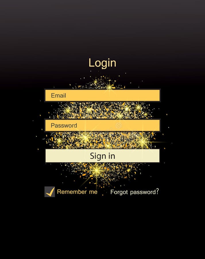 Vector forms login stock vector. Illustration of button - 119719817 Vector forms login stock vector. Illustration of button - 119719817