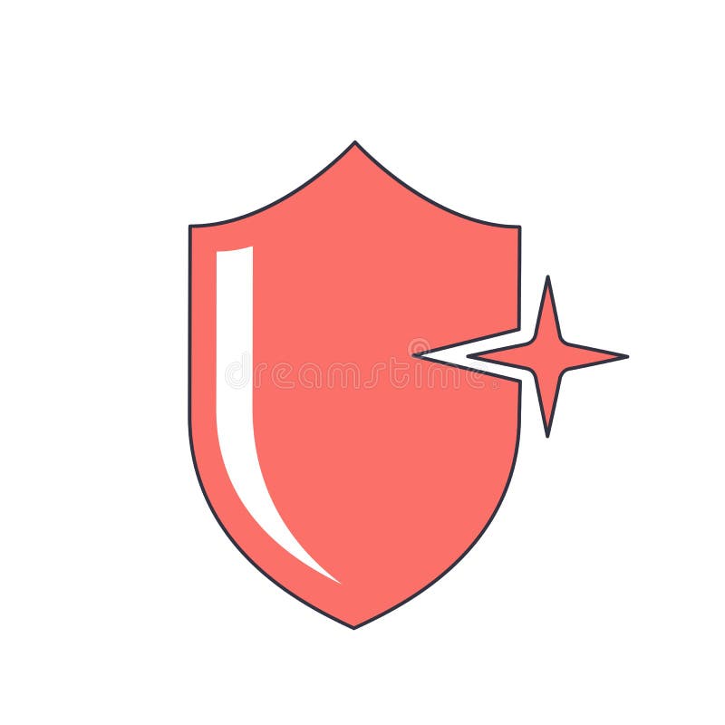 Vector Illustration, Logo, Icon. Protection and Security. Stock Vector ...