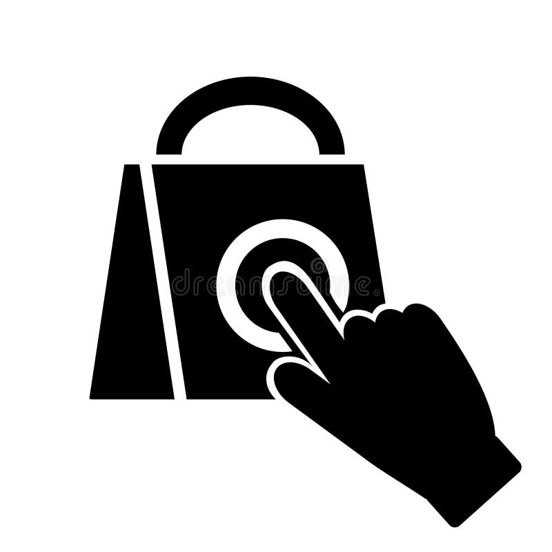 Vector Illustration, Logo, Order Icon with a Touch of Your Finger ...