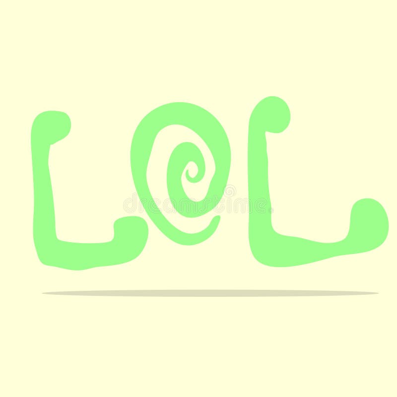 Lol. Laughing Out Loud Vector Illustration Stock Vector - Illustration ...