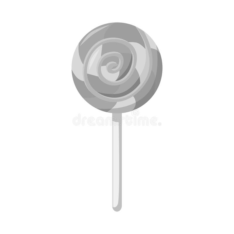 Vector Design of Lollipop and Spiral Symbol. Graphic of Lollipop and ...