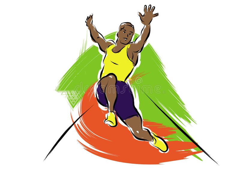Long Jumper Stock Illustrations – 5,470 Long Jumper Stock Illustrations ...