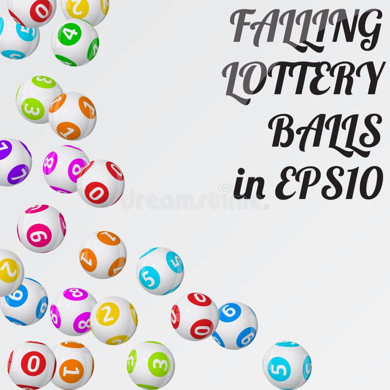 Vector Illustration of Lottery Balls. Stock Vector - Illustration of ...