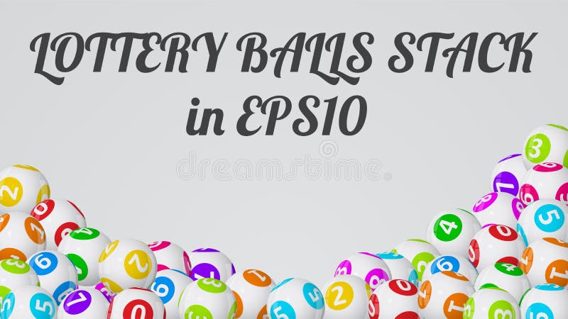 Vector Illustration of Lottery Balls. Stock Vector - Illustration of ...