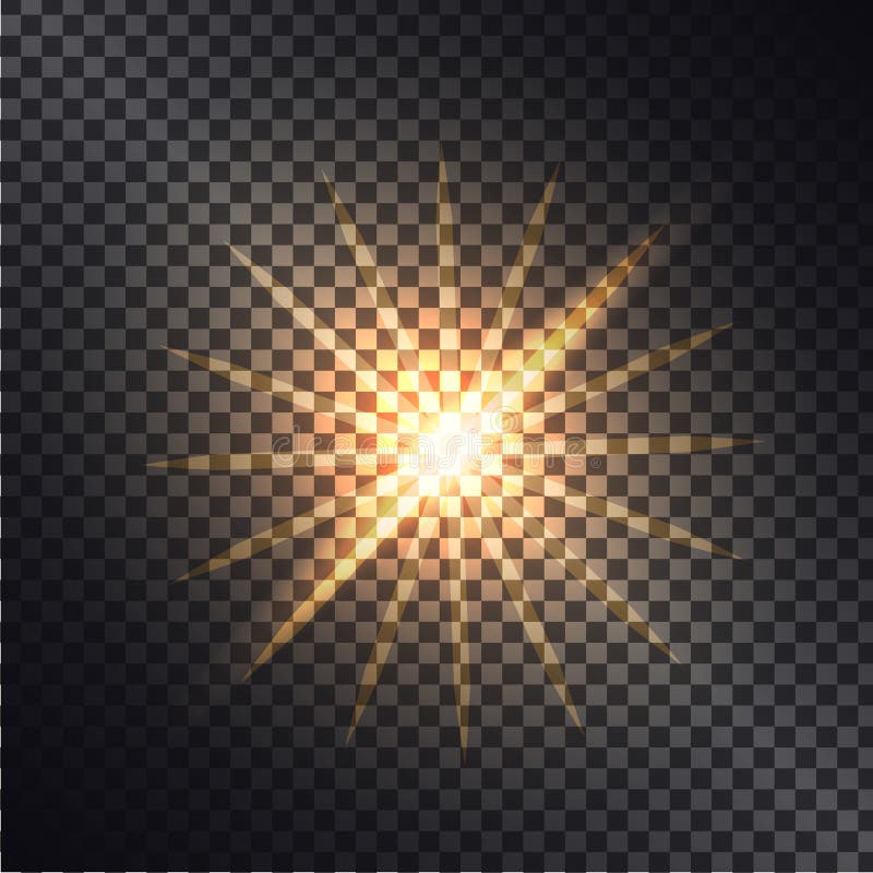 Vector Illustration of Luminous Effects Graphic Design. Stock Vector ...