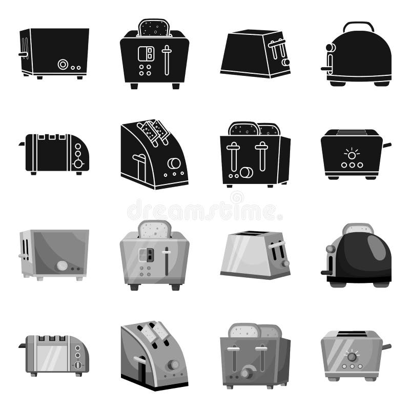 Vector Design of Machine and Appliances Logo. Collection of Machine and ...