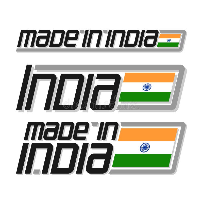 Made India Logo Stock Illustrations – 302 Made India Logo Stock ...