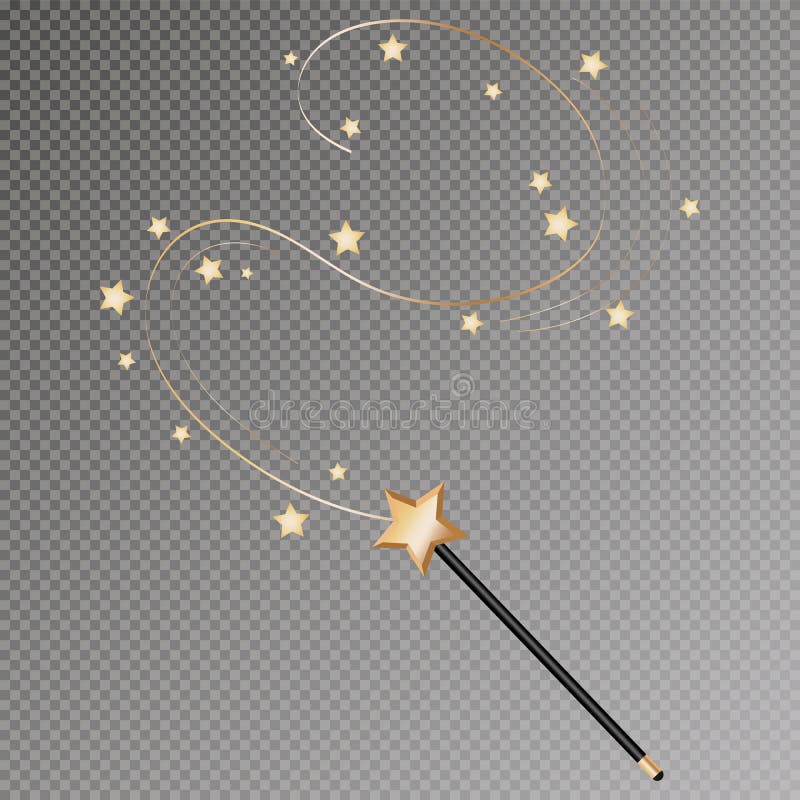 Magic wand set stock vector. Illustration of entertainment - 232480999