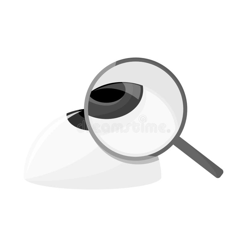Vector Illustration of Magnifier and Eye Logo. Collection of Magnifier ...