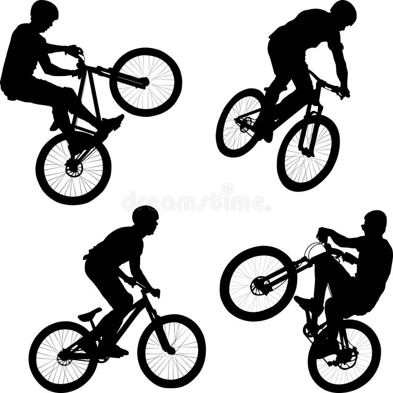 Bmx Bike Clip Art Stock Illustrations – 208 Bmx Bike Clip Art Stock ...