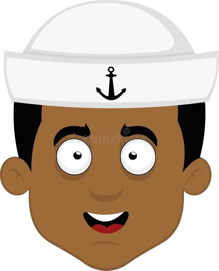 Head sailorman stock vector. Illustration of brown, marin - 327390216