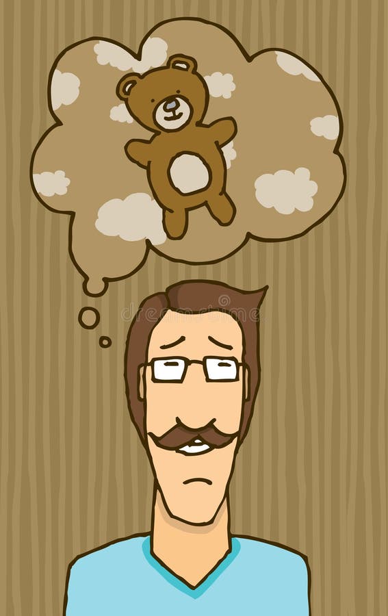 Person Remembering Something