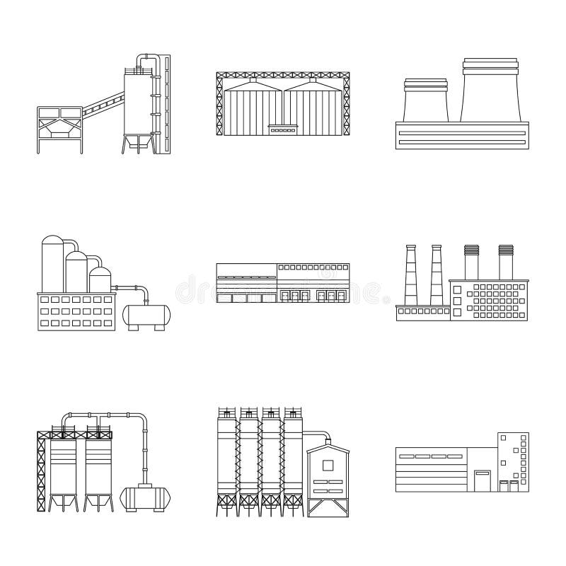 Vector Illustration of Manufacturing and Company Logo. Collection of ...