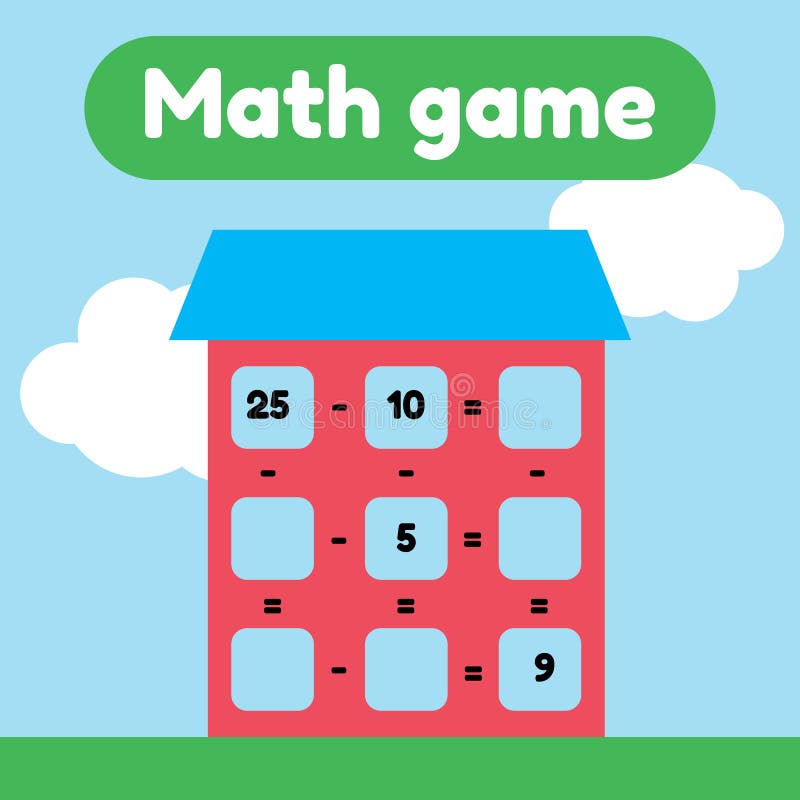 Numbers Game House Stock Illustrations – 397 Numbers Game House Stock ...