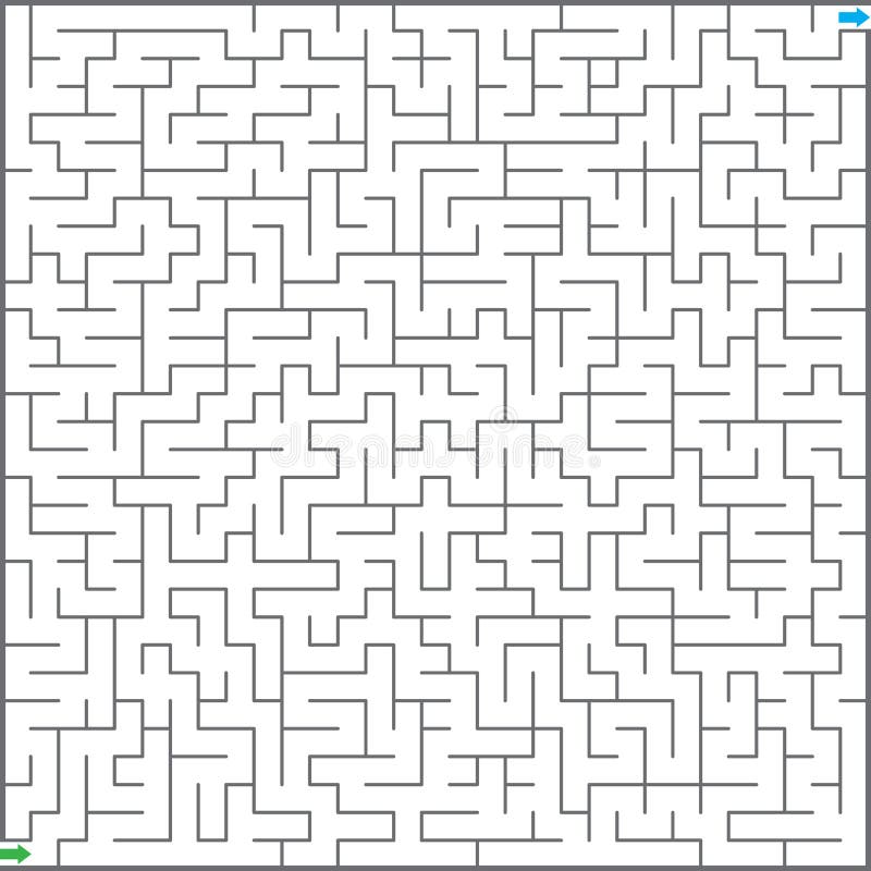 Vector Illustration of Maze Stock Vector - Illustration of isolated ... Vector Illustration of Maze Stock Vector - Illustration of isolated ...