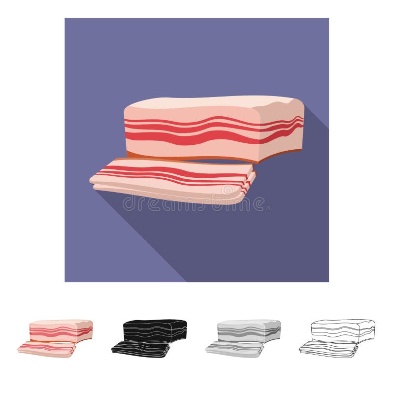 Vector Design of Meat and Ham Logo. Collection of Meat and Cooking ...