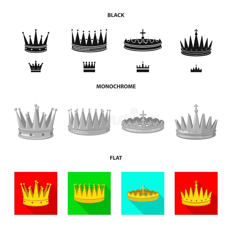 Vector Design of Medieval and Nobility Logo. Set of Medieval and ...