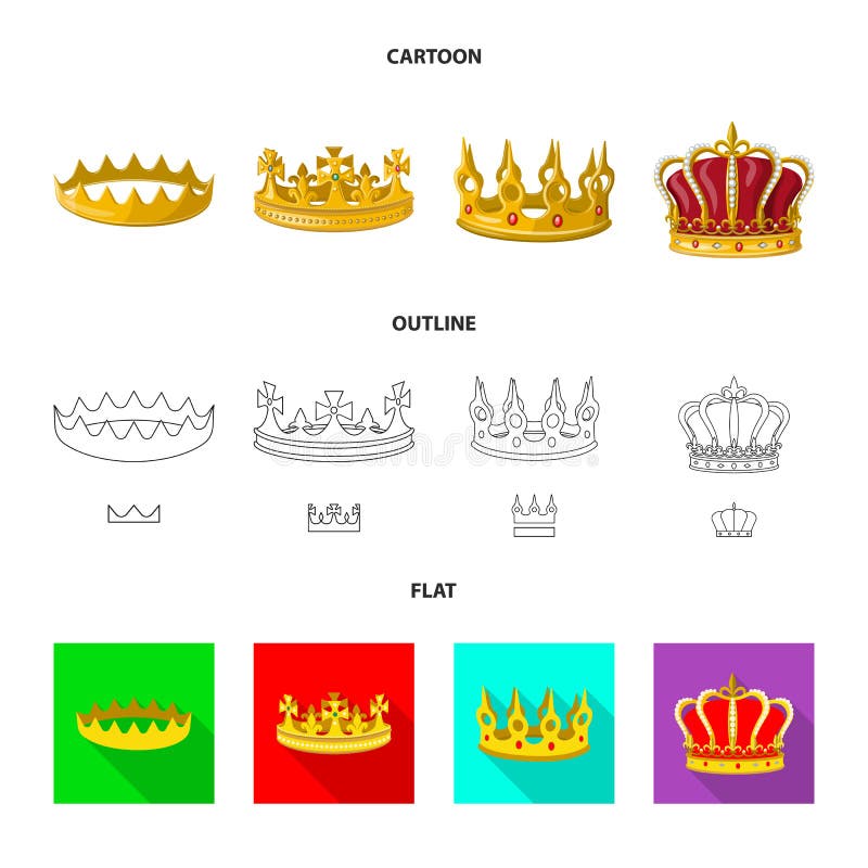 Vector Design of Medieval and Nobility Logo. Set of Medieval and ...