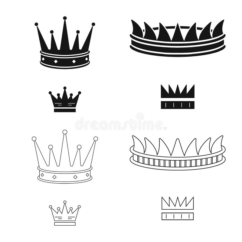Vector Design of Medieval and Nobility Logo. Set of Medieval and ...