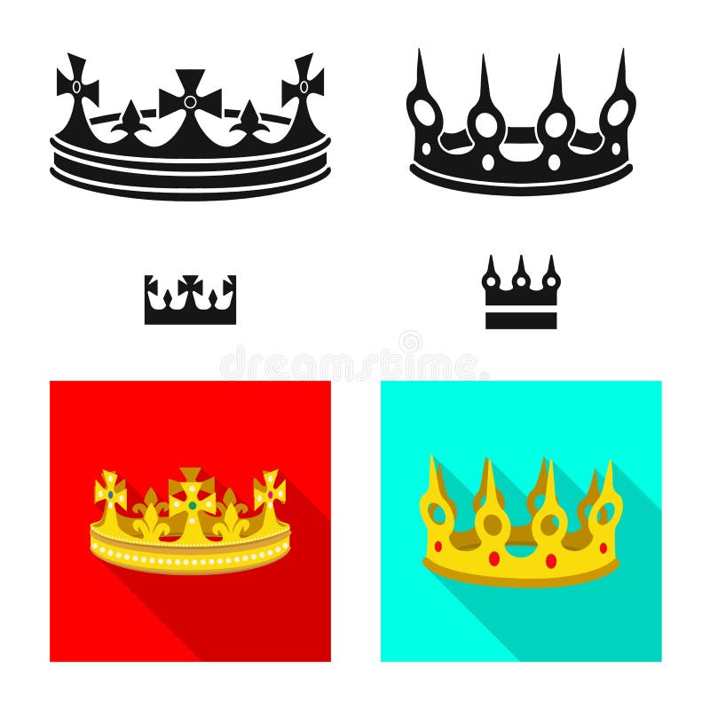 Vector Design of Medieval and Nobility Logo. Set of Medieval and ...