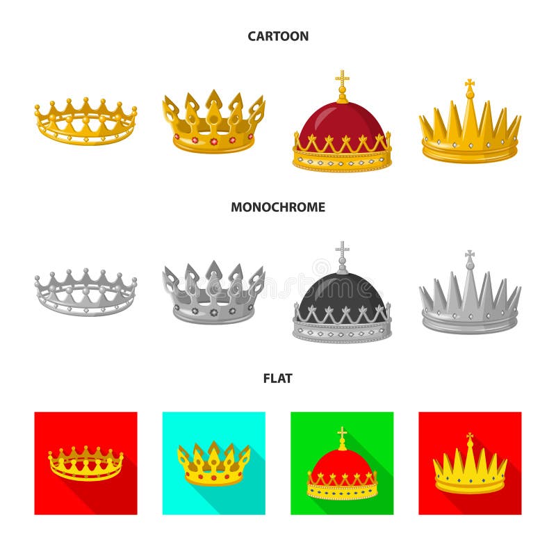 Vector Illustration of Medieval and Nobility Icon. Collection of ...